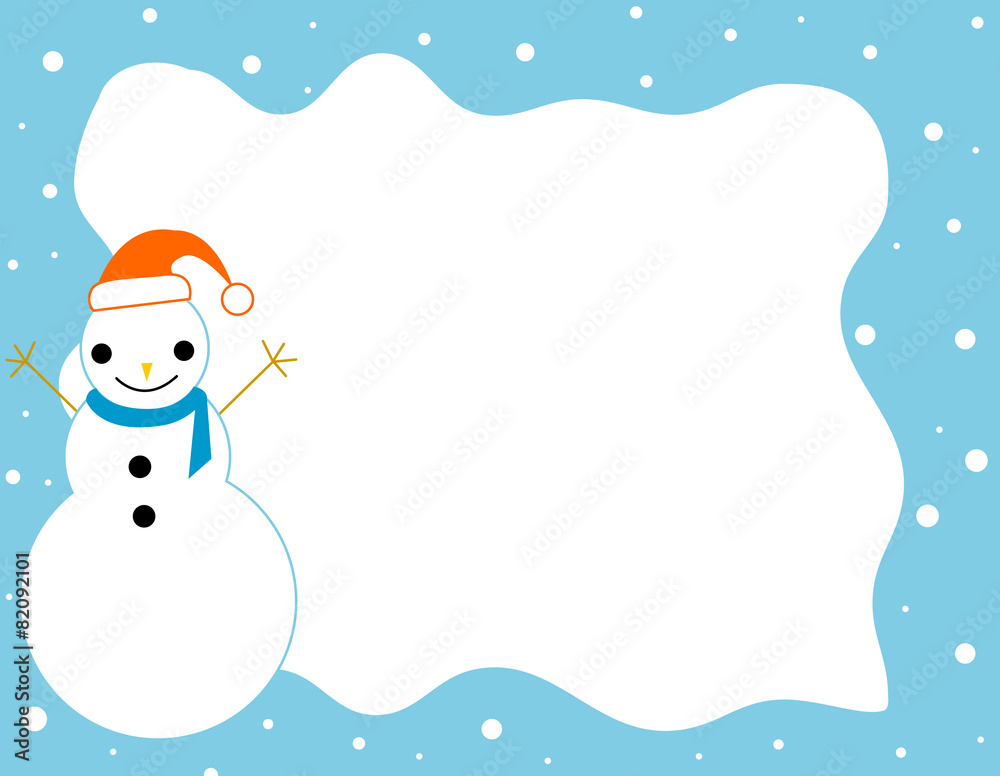 Snowman Border Clipart