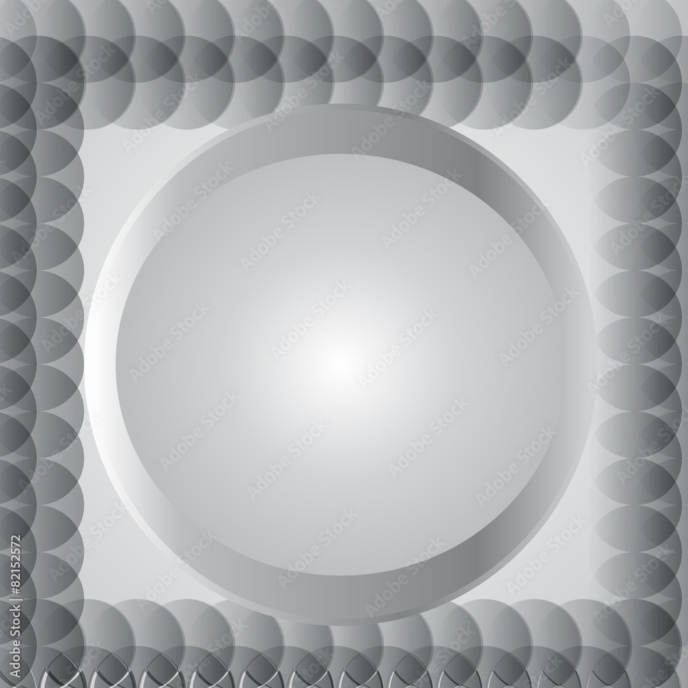metallic gray circle for background, vector illustration eps10 Stock ...