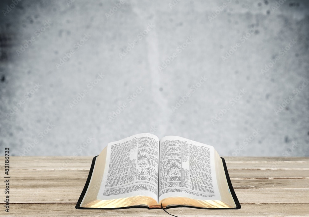 Bible. Open Bible (KJV) Stock Photo | Adobe Stock