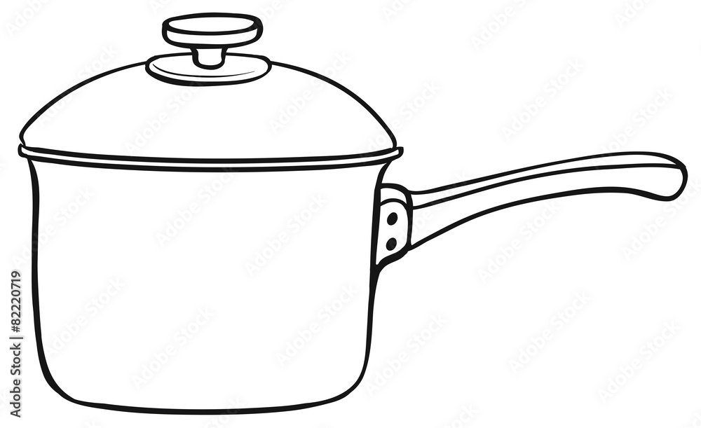 Cooking pot Stock Vector | Adobe Stock
