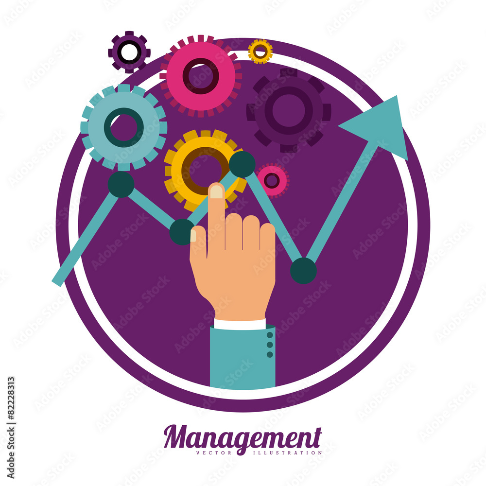 Management design vector de Stock | Adobe Stock
