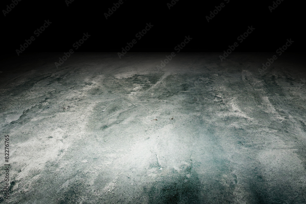 Perspective grunge concrete floor fade to black background, Temp Stock ...