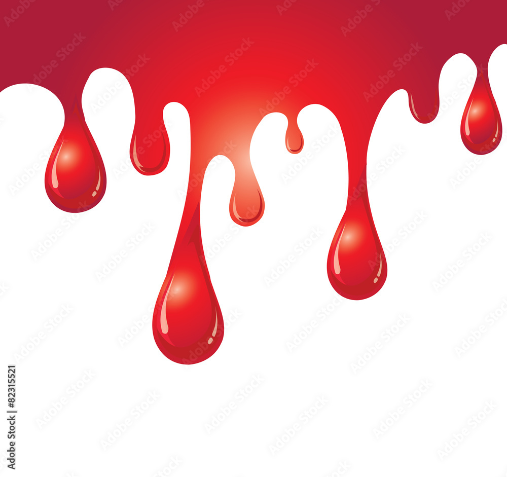 Vector of Dripping blood for background Stock Vector | Adobe Stock