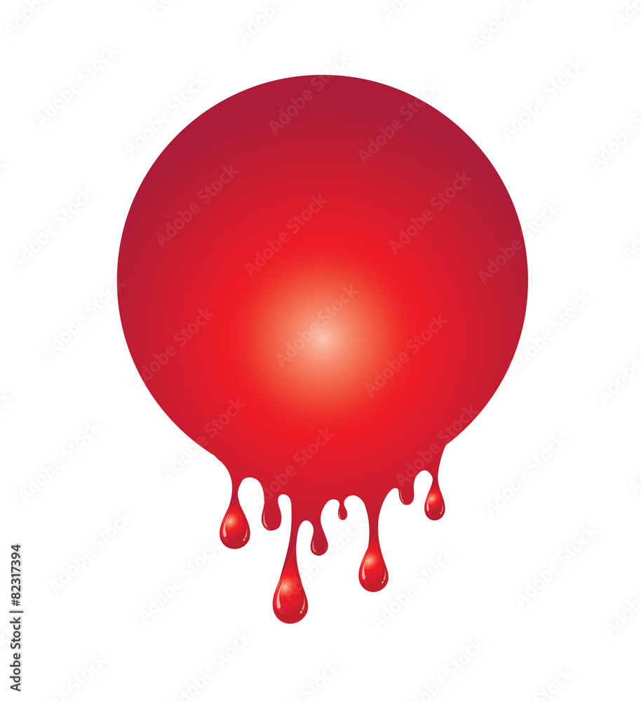 Dripping Blood Vector