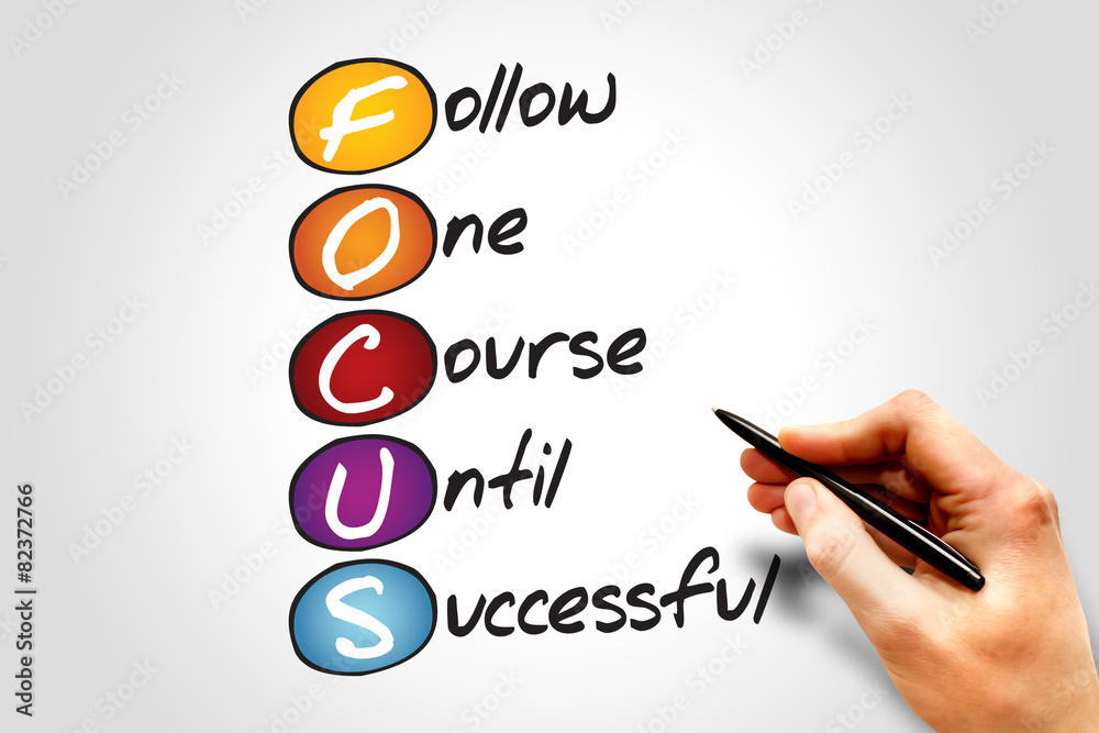 FOCUS, business concept acronym Stock-Foto | Adobe Stock