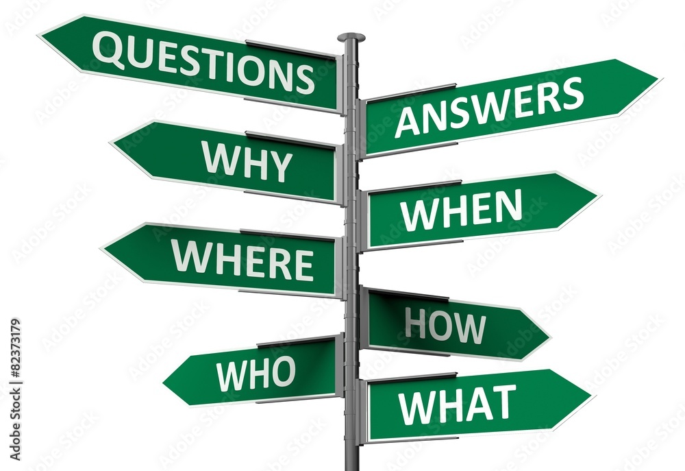 Advice. 3D. Questions and Answers Stock Illustration | Adobe Stock