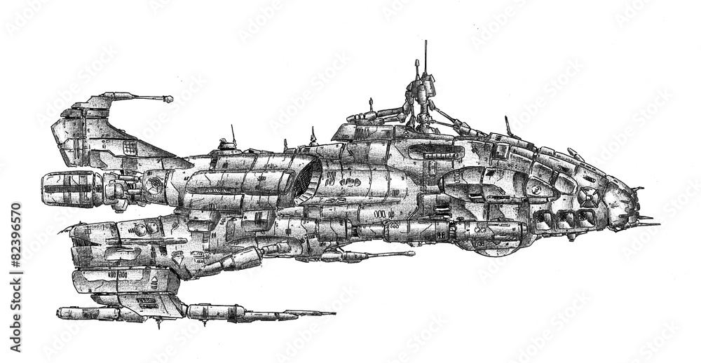 Starship Drawing