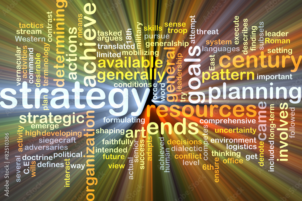 Strategy background concept glowing Stock-Illustration | Adobe Stock