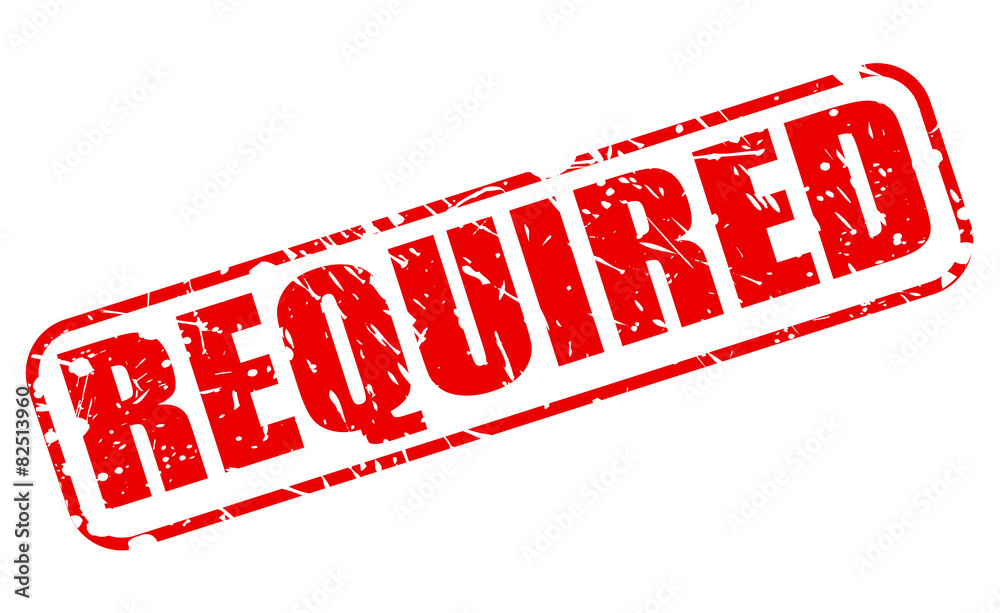 Required red stamp text Stock Vector | Adobe Stock