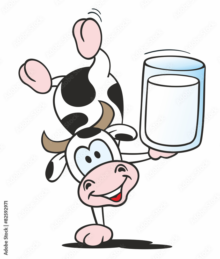 Ilustração do Stock: Cow Handstand | Adobe Stock