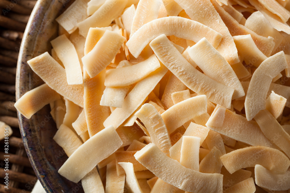 Organic Roasted Coconut Chips Stock Photo | Adobe Stock