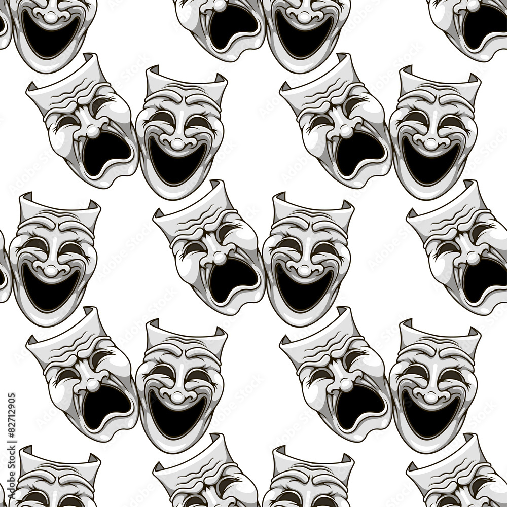 Cartoon Theater Masks