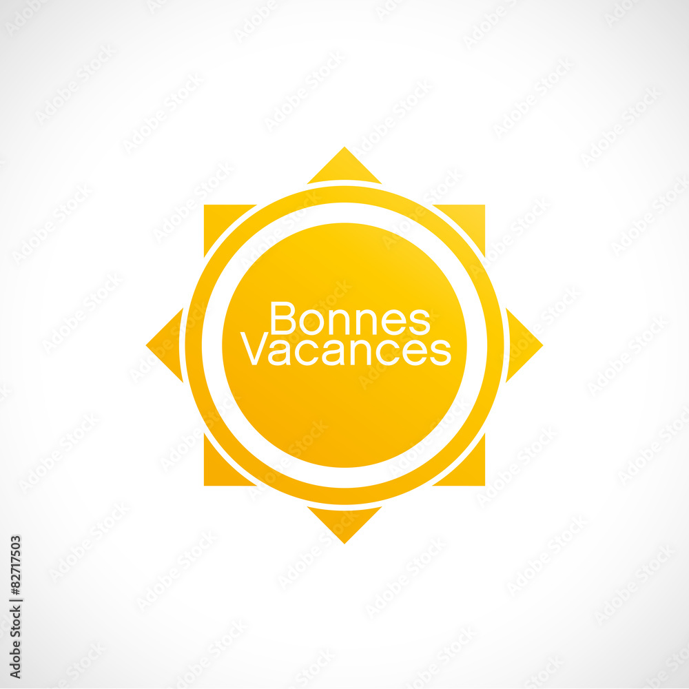 carte, bonnes vacances Stock Vector | Adobe Stock
