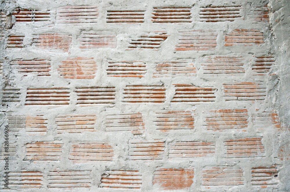 plaster wall and brick wall texture background Stock Photo | Adobe Stock