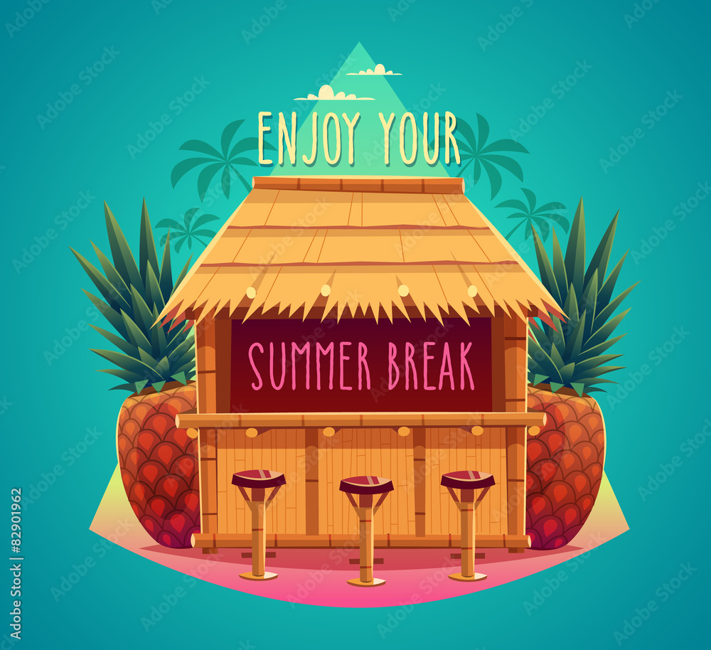 Tiki Bar Vector