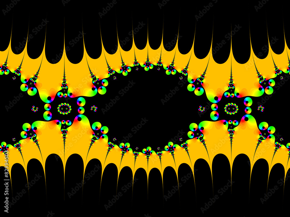 Fractal pattern Stock Illustration | Adobe Stock