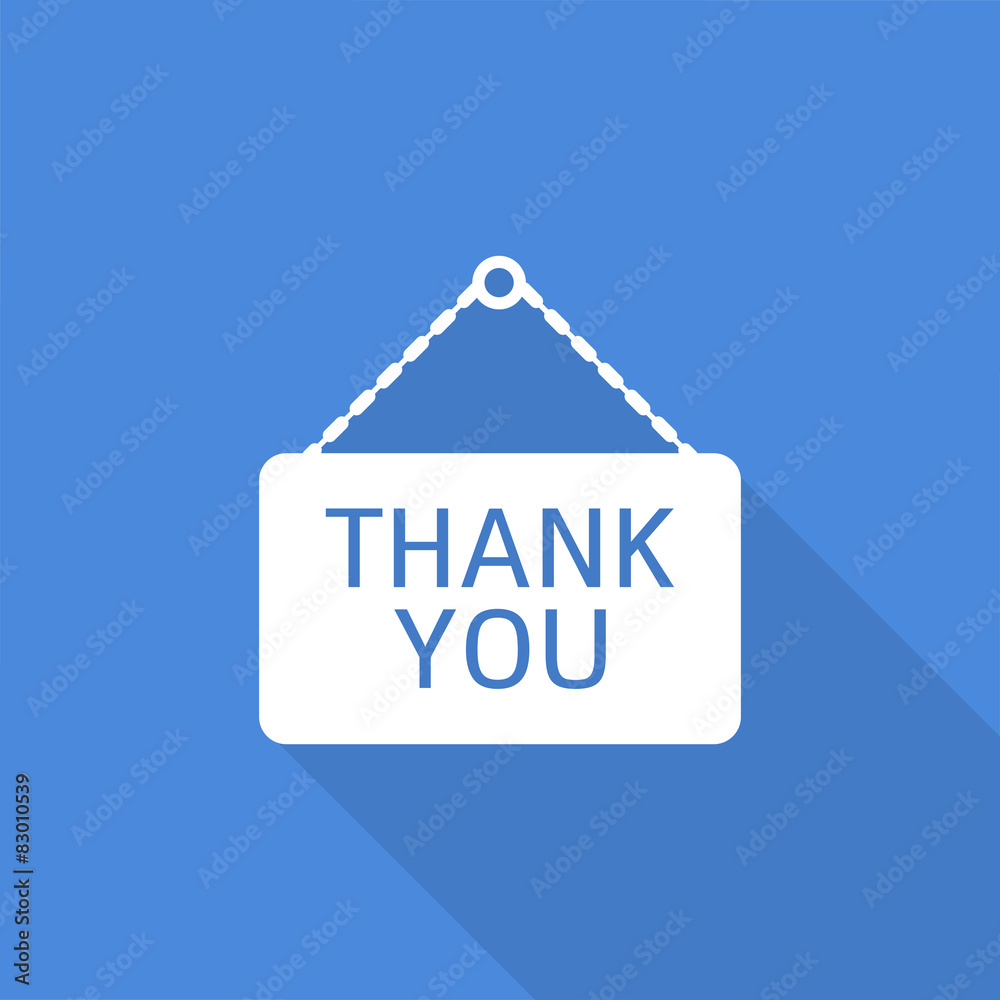thank you icon Stock Vector | Adobe Stock