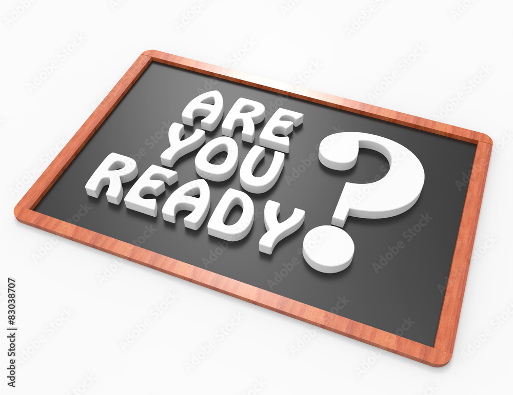 Are you ready ? Stock Illustration | Adobe Stock