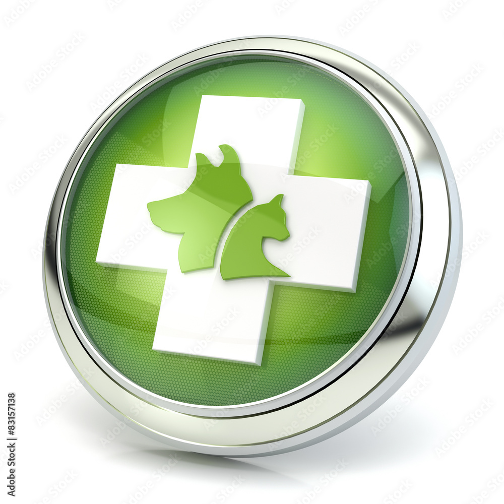 Veterinary - symbol 3D Stock Illustration | Adobe Stock