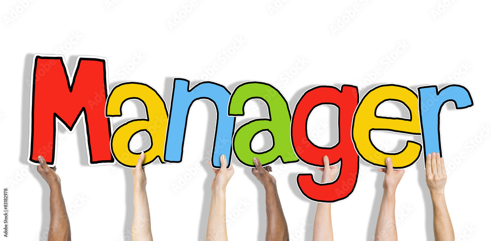 Manager Leader Head Hands Hold White Background Concept Stock Photo ...