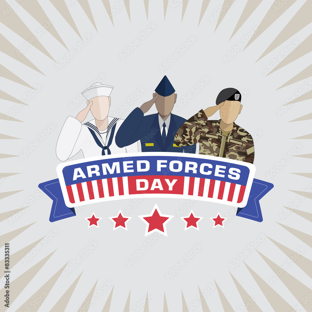 Armed Forces Day Stock Vector | Adobe Stock