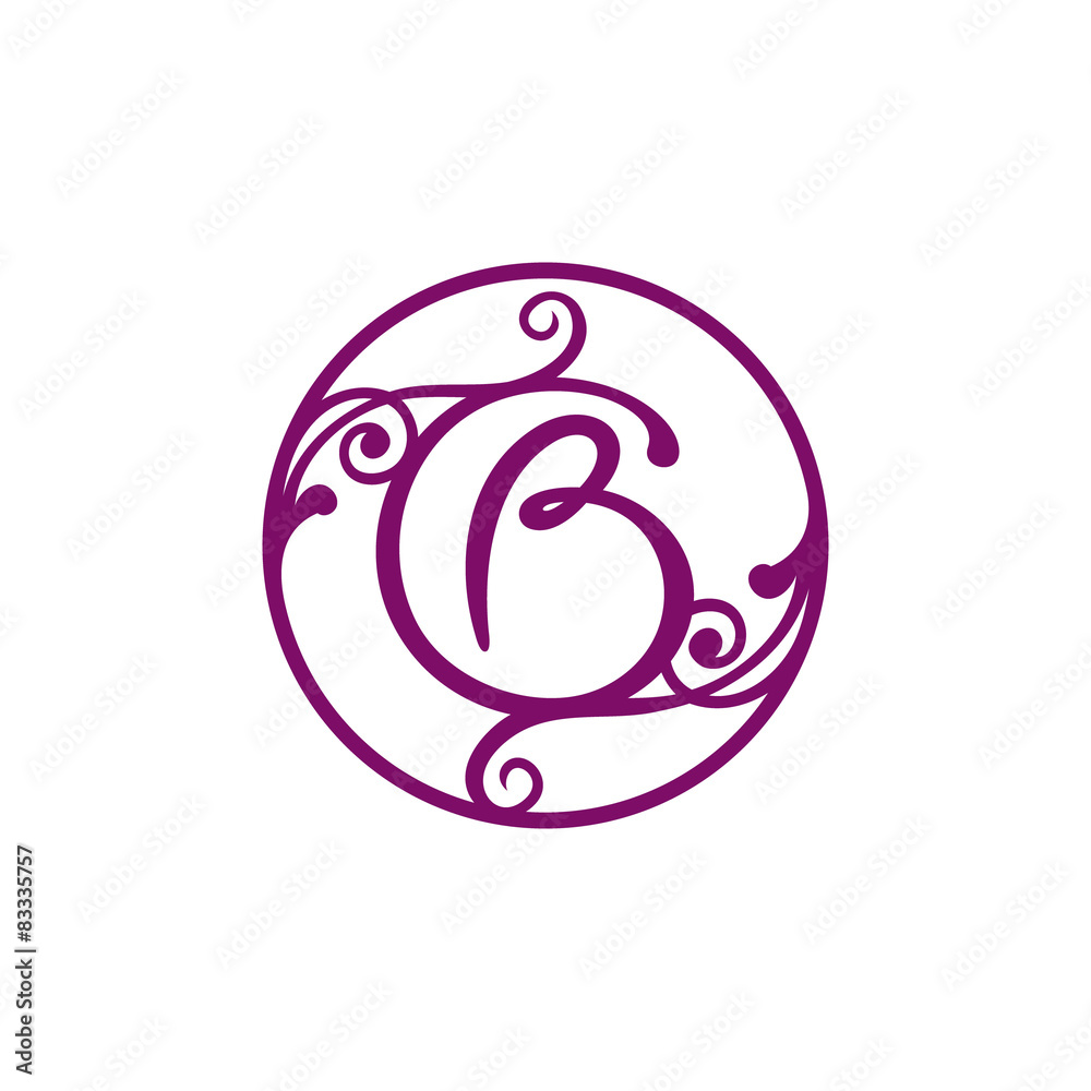 Sign the letter B Stock Vector | Adobe Stock