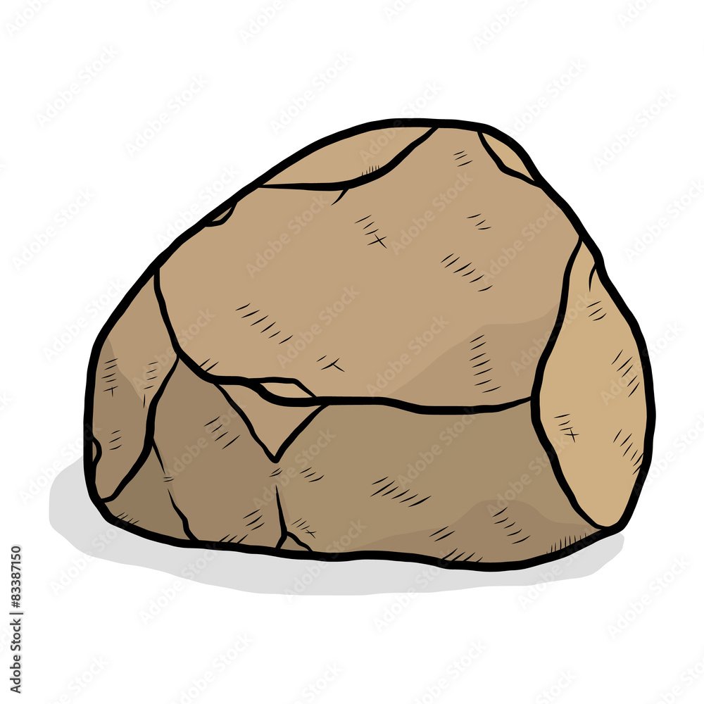 brown rocks Stock Vector | Adobe Stock
