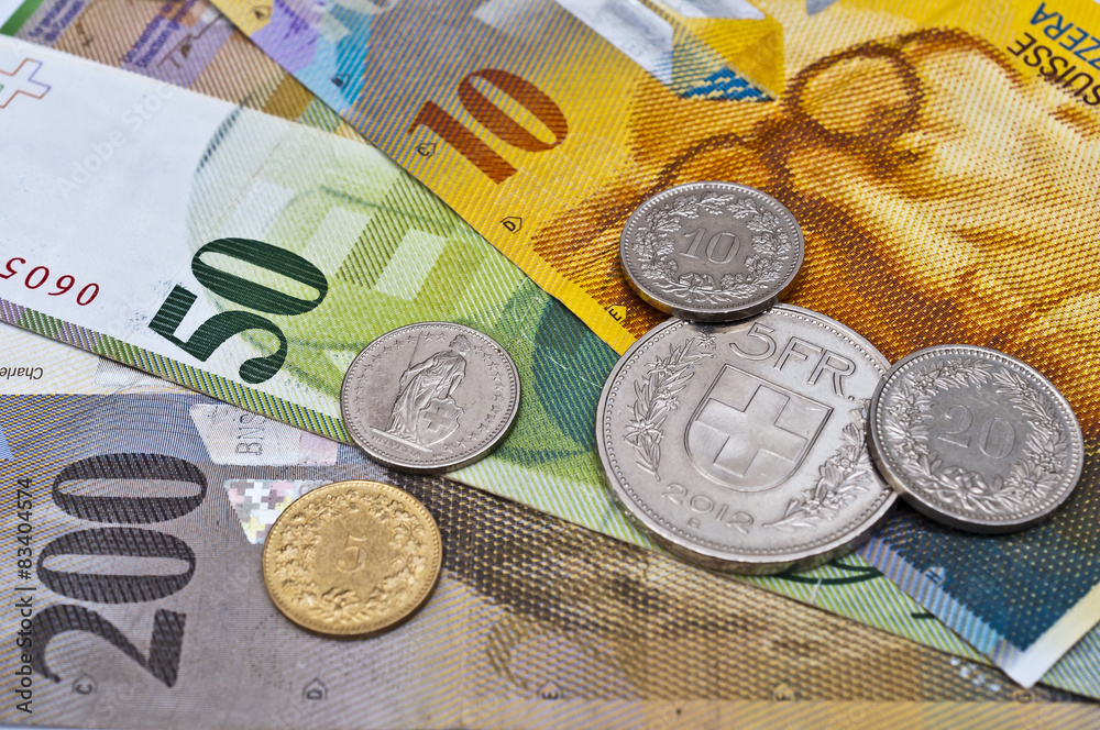 Schweizer Franken Stock-Foto | Adobe Stock