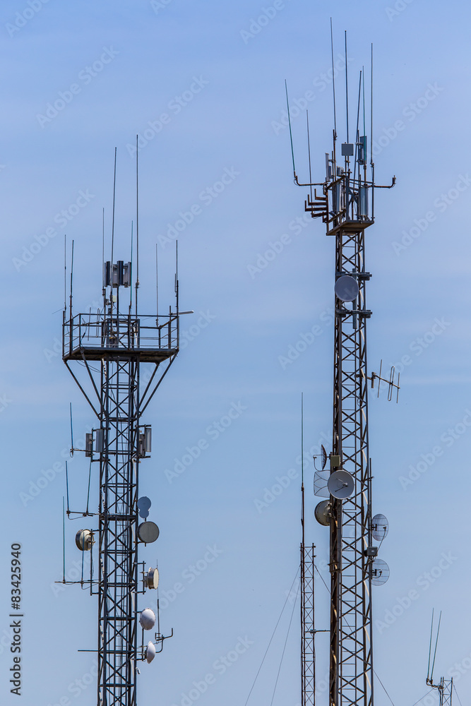 Sendemast Stock-Foto | Adobe Stock