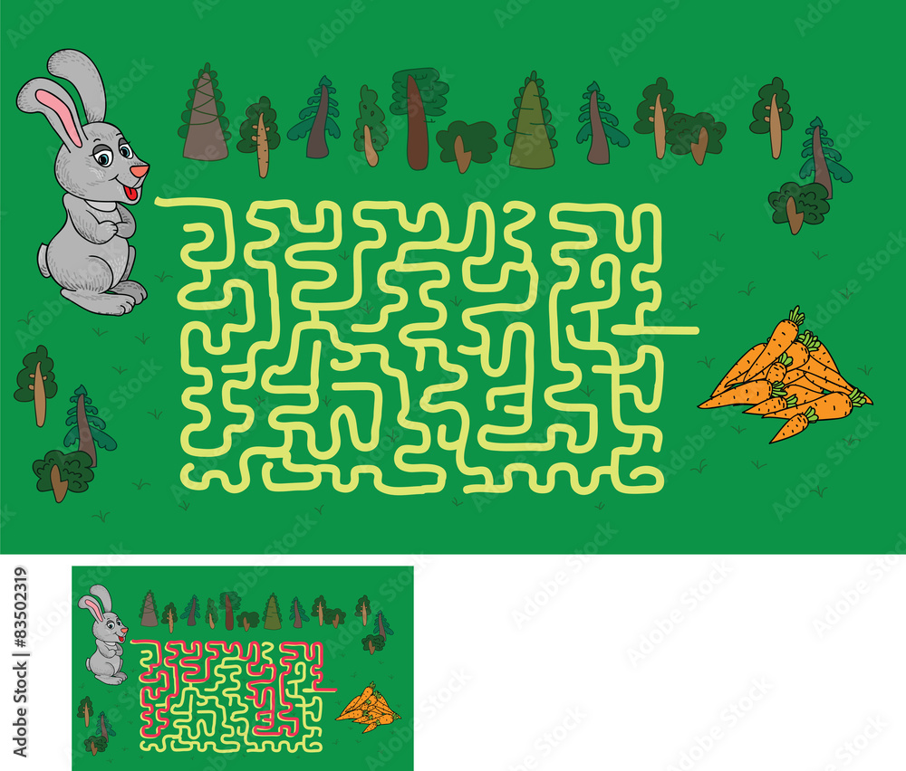 maze game Stock Vector | Adobe Stock