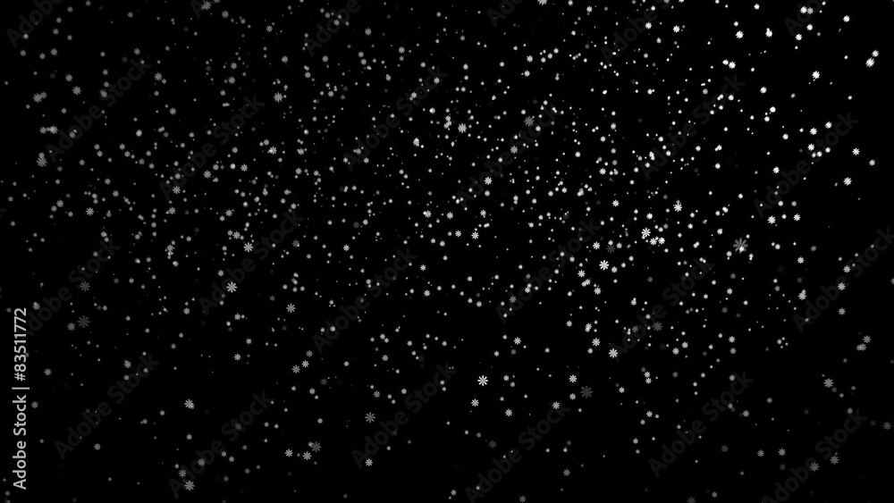 Falling Snow, Alpha channel, PNG+Alpha, transparent Stock Video | Adobe ...