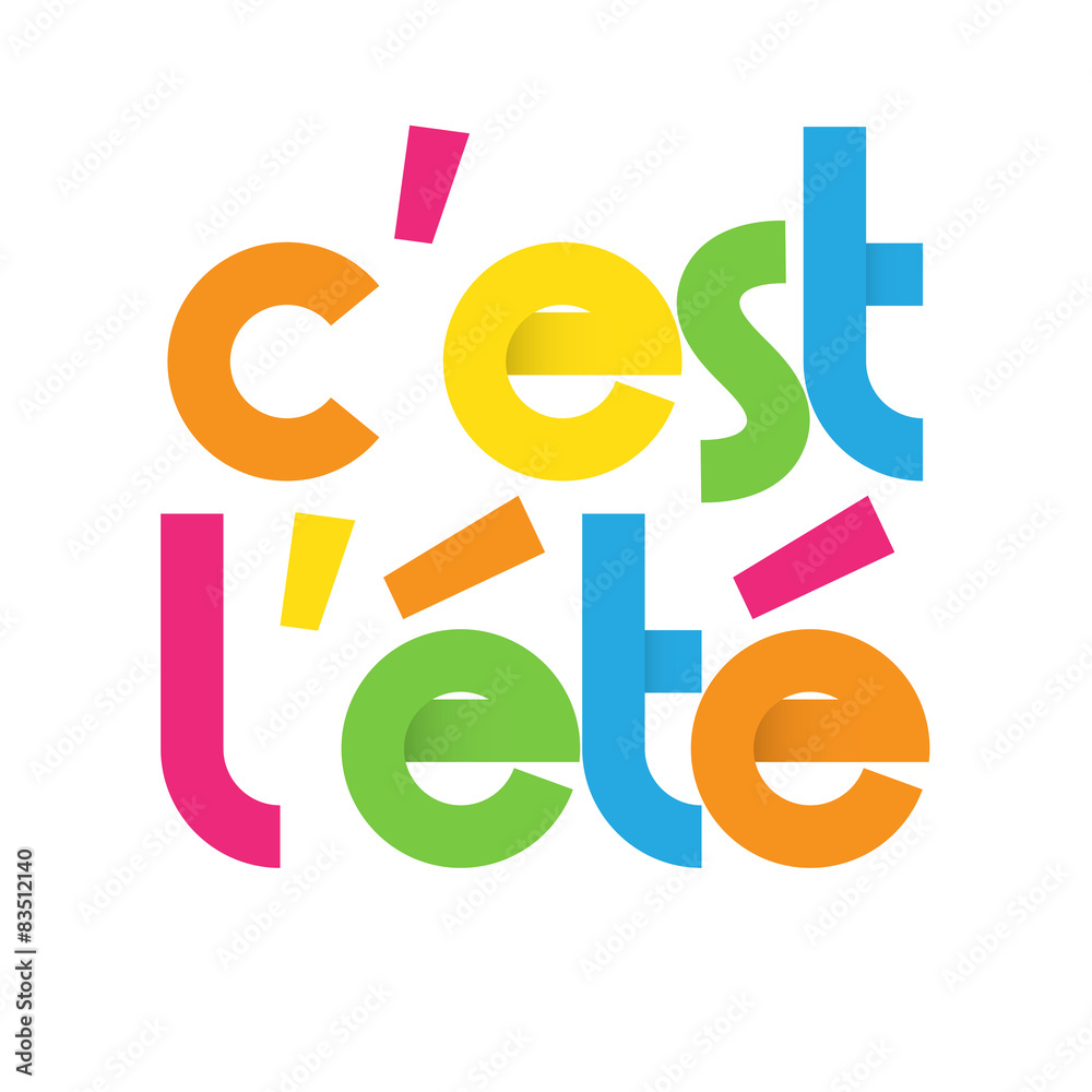 Vecteur Stock Icône « C’est l’été » | Adobe Stock