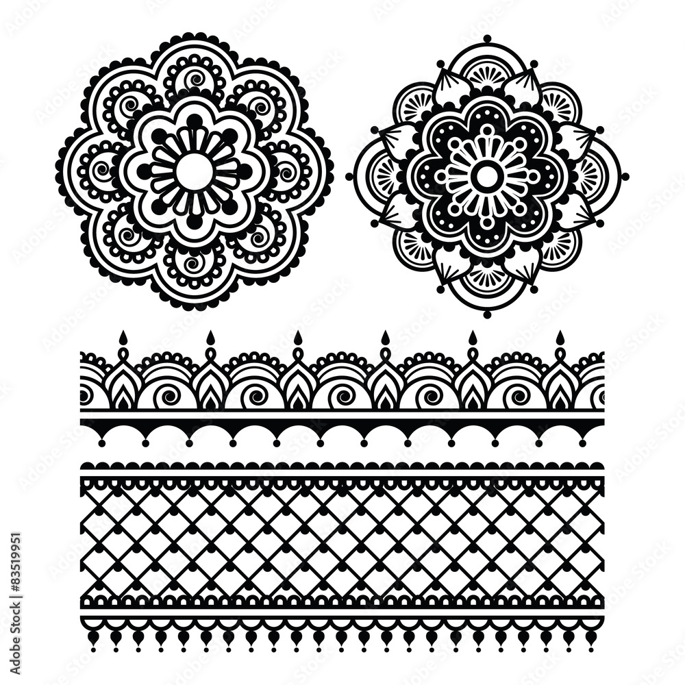 Indian Henna Pattern