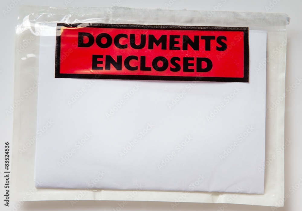 Document Enclosed Stock Photo | Adobe Stock