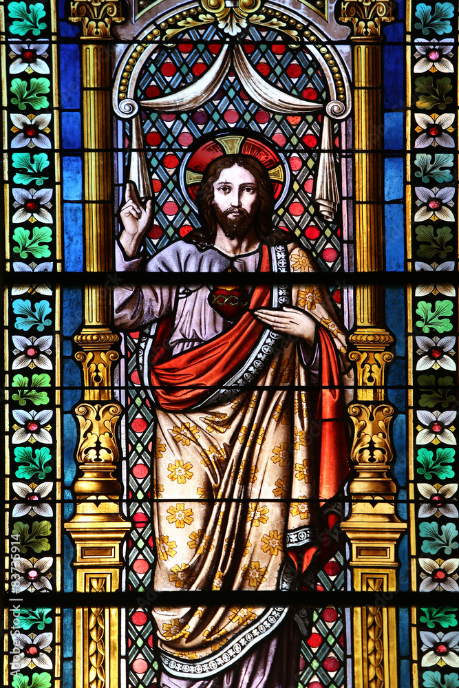 Assumption Of Mary Stained Glass