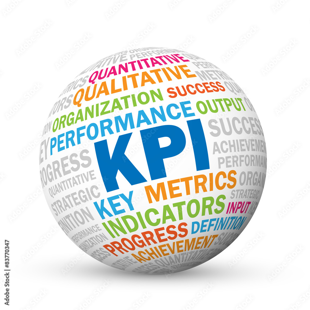 KPI Vector Sphere Tag Cloud Icon Stock Vector | Adobe Stock