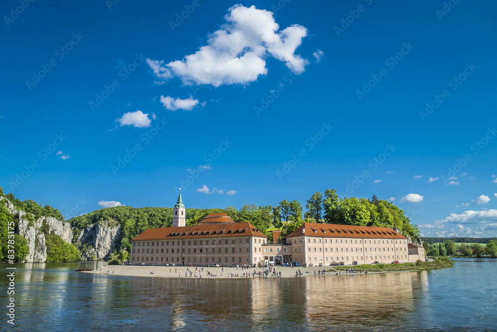 Kloster Weltenburg bei Kehlheim in der Donauschleife Stock Photo ...