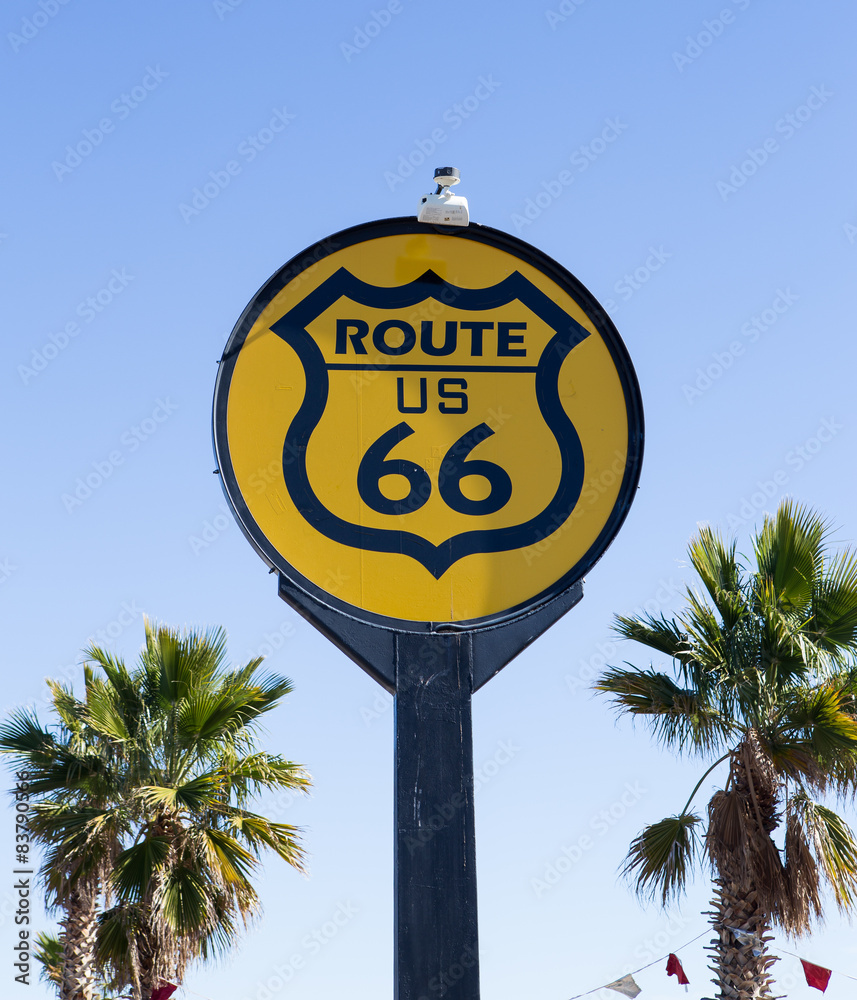 Route 66 Sign Stock Photo | Adobe Stock