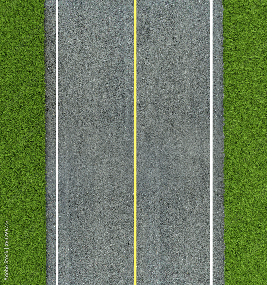 Asphalt road texture,yellow and white line on road Stock Illustration ...