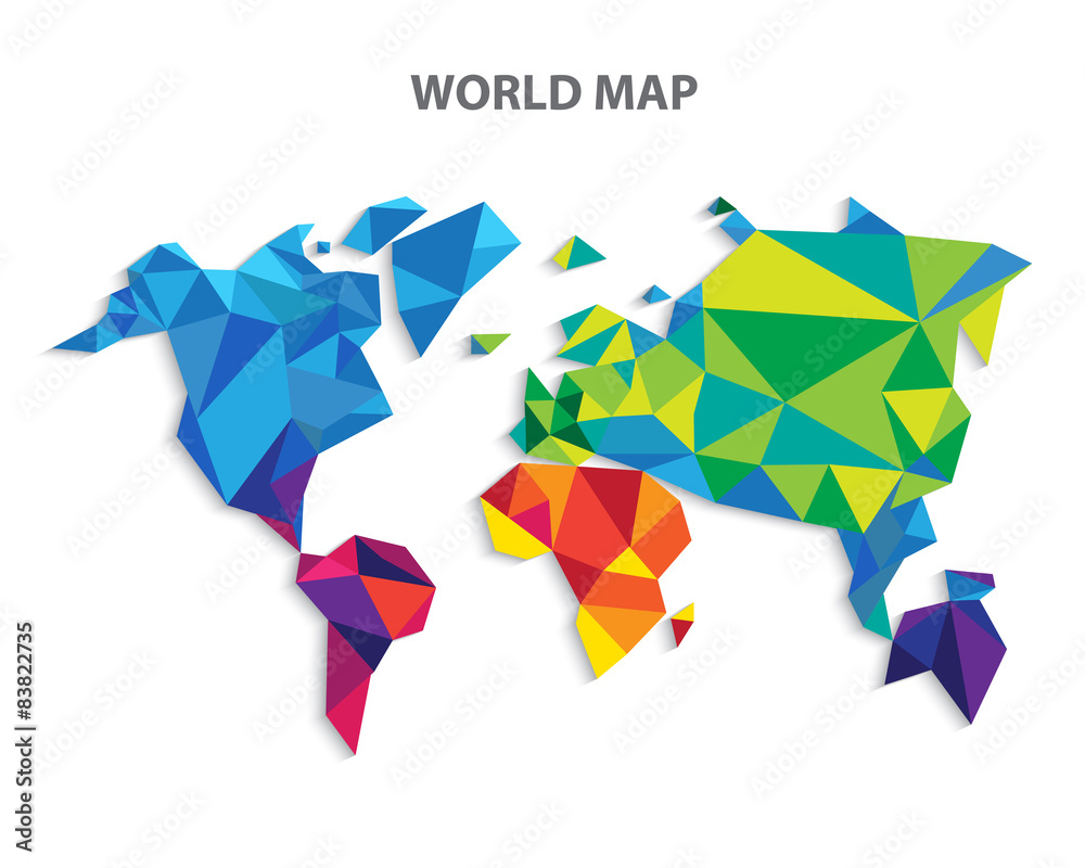 World map infographic Stock Vector | Adobe Stock