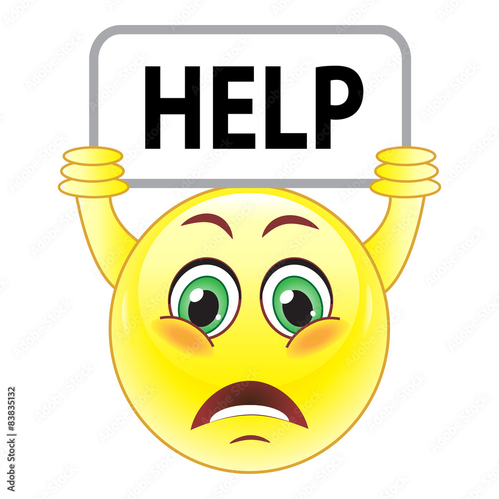 Vector help symbol Stock Vector | Adobe Stock