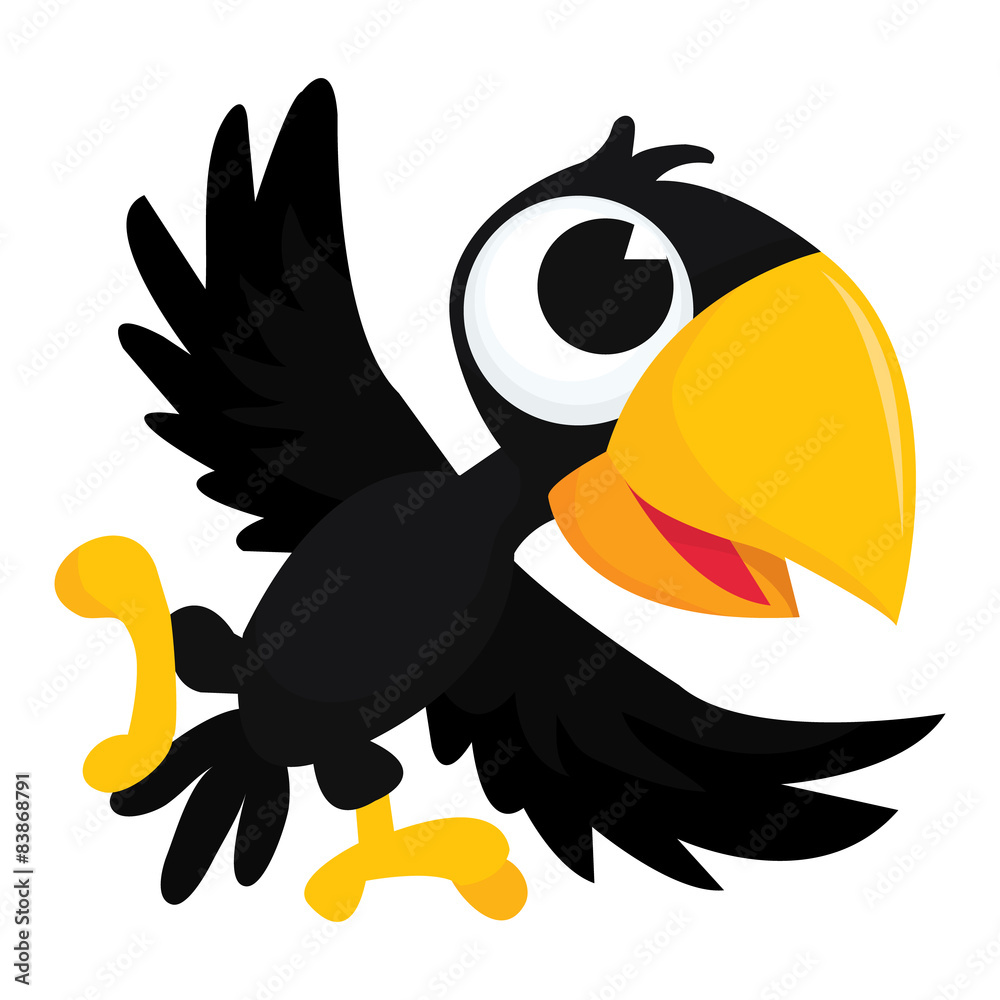 Cute Crow Clipart