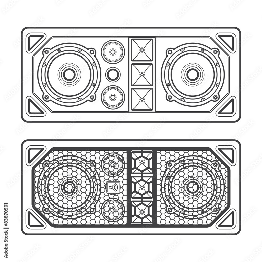 Concert Speaker Vector