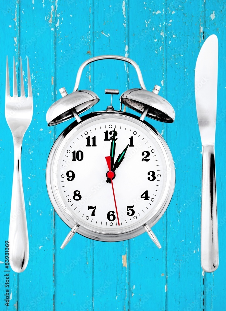 Lunch, Lunch Break, Clock. Stock Photo | Adobe Stock