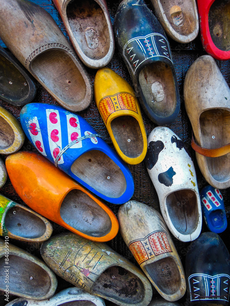 Dutch Clogs Background Stock Photo | Adobe Stock