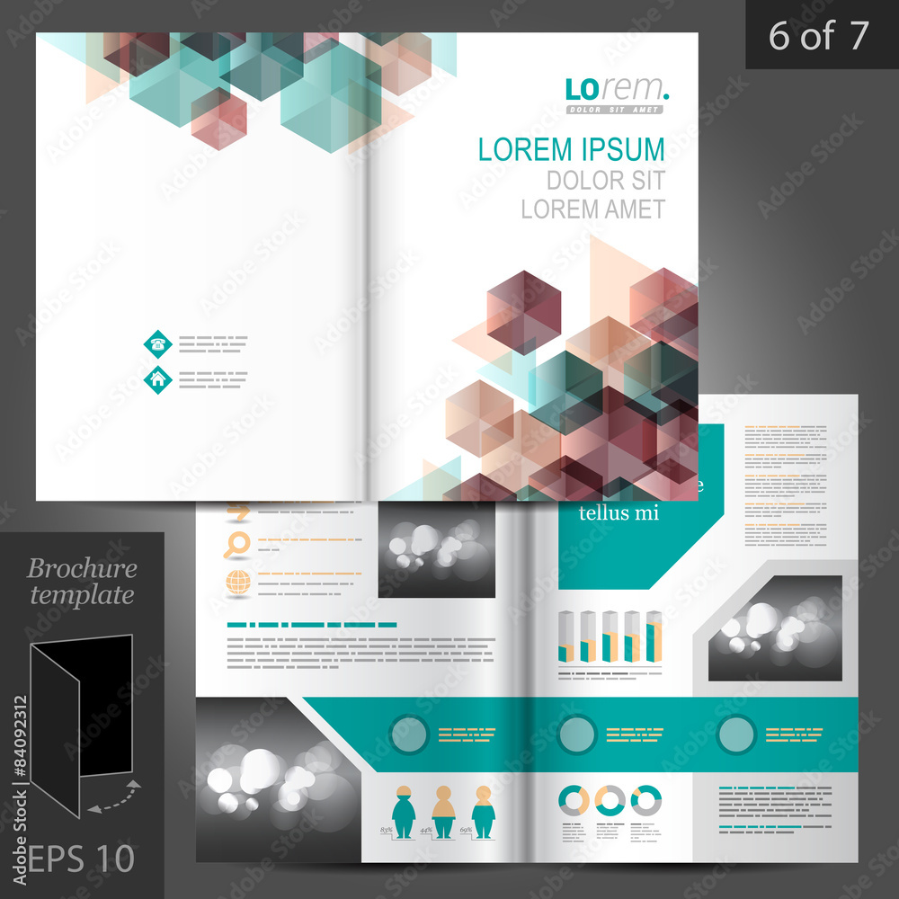Brochure Template Design Stock Vector | Adobe Stock