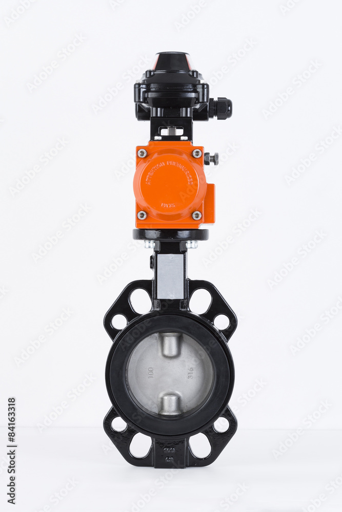 Butterfly Valves, Limit switch box Stock Photo | Adobe Stock