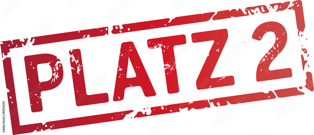 roter stempel Platz 2 Stock-Vektorgrafik | Adobe Stock