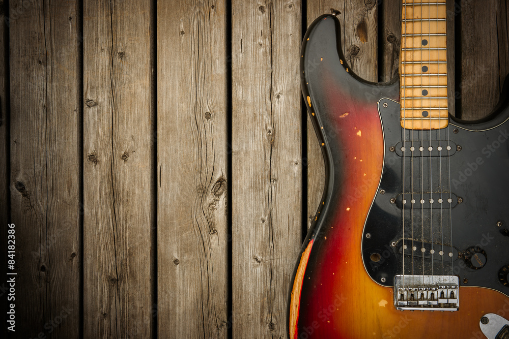 Vintage Guitar Background