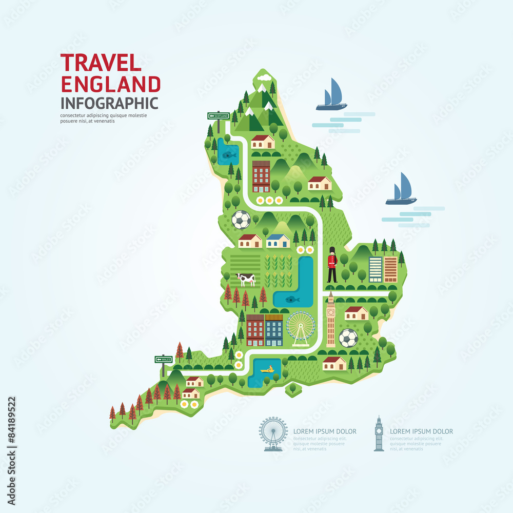 Shape It On A Map Of The United Kingdom